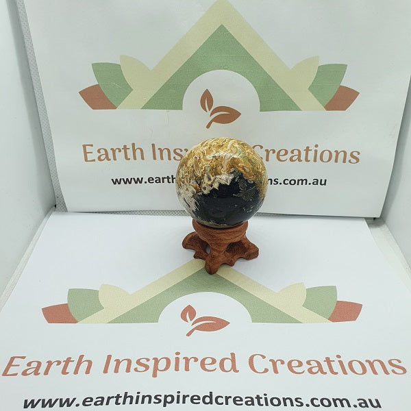 Petrified Black Palm Root Stone Spheres – Earth Inspired Creations