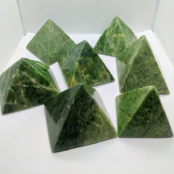 Grossularite Stone Pyramids – Earth Inspired Creations
